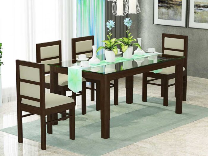 Wooden Chairs Dining Table Set & Dining Buy online in Karachi.